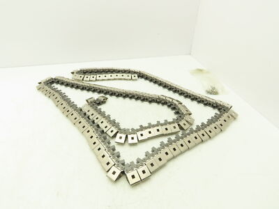 TRP #40 Bindery Attachment Roller Chain 0.500" Pitch 10' Length with ...