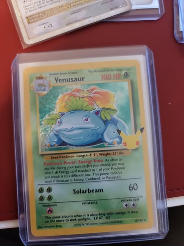 Pokémon TCG Venusaur Celebrations: Classic Collection 15/102 Holo Holo ...