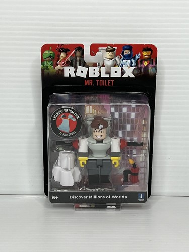 Roblox Mr. Toilet 3 Inch Action Figure Exclusive Virtual Item TP ...