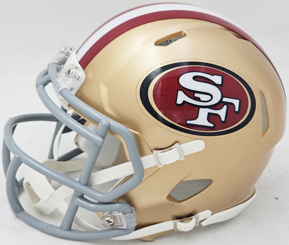 Roger Craig Signed San Francisco 49ers Gold Speed Mini Helmet Beckett ...