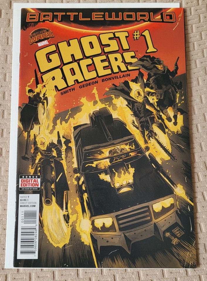 GHOST RACERS Battleworld #1 and #2 (Lot of 2) MARVEL 2015 VF | eBay