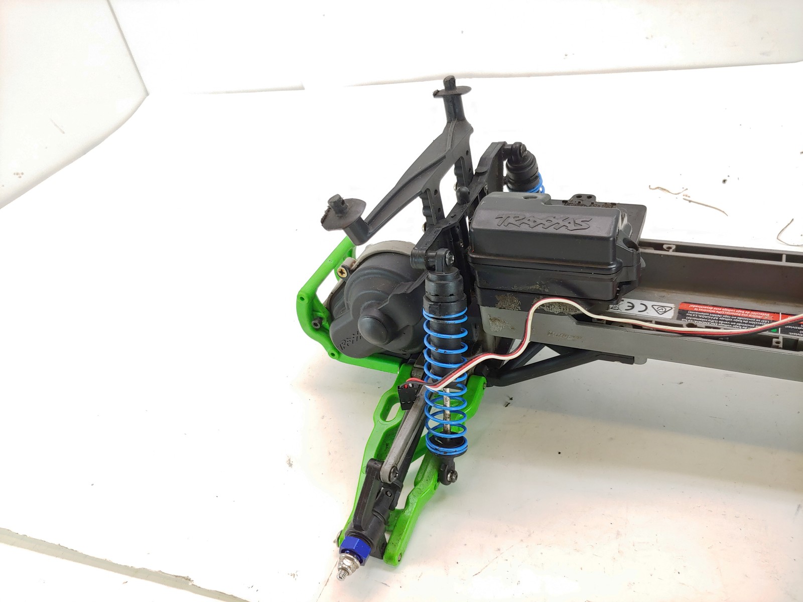 Traxxas Stampede 2wd 1/10 Monster Truck Roller Slider Chassis w/ Servo ...