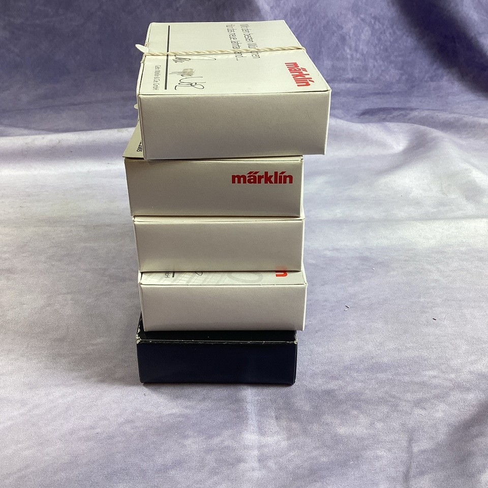 Lot Of 5 Marklin Z Scale Collectible Lot Toy Fair 1993-2003 10 Years ...