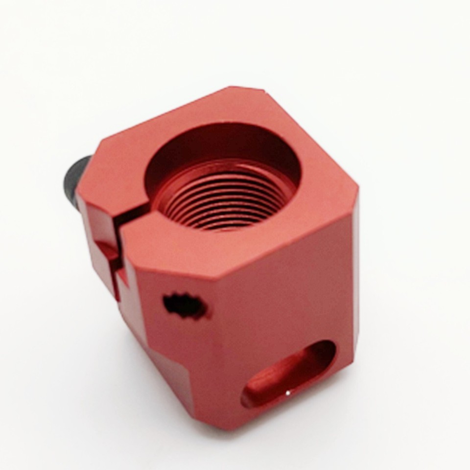 1/2x28 TPI 9mm Muzzle Brake Compensator Clamp Aluminum For Glock CC On ...