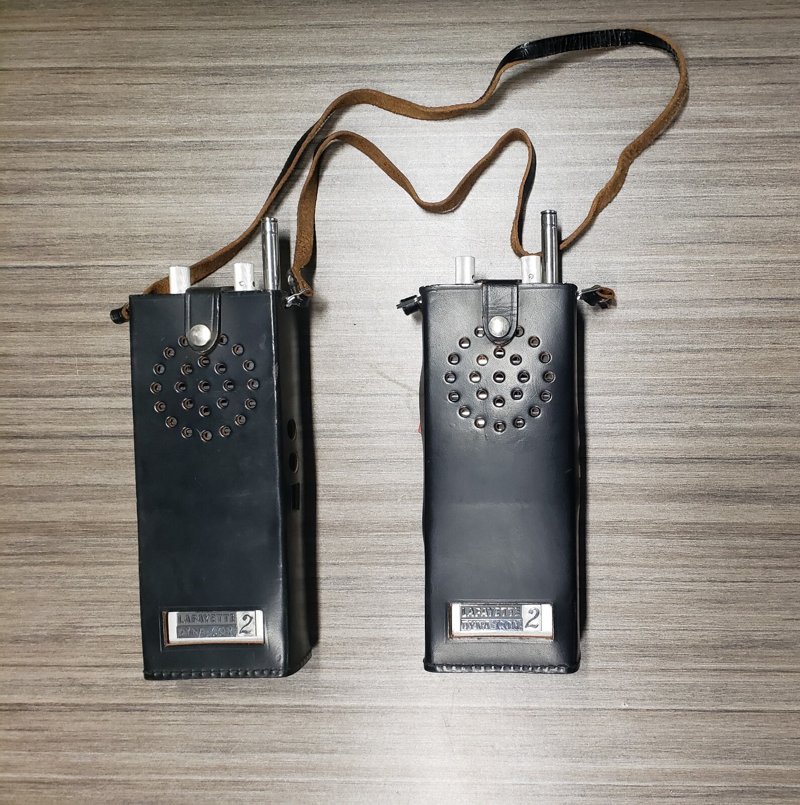2 Vintage Lafayette Radio DYNA-COM 2 Walkie Talkies - Stranger Things ...