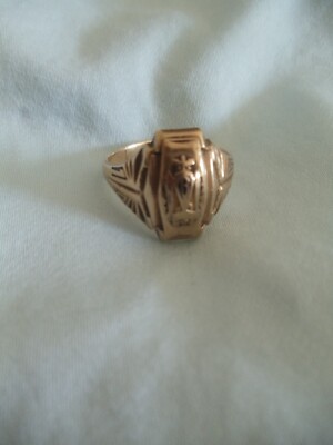 Vintage 1943 Men's Jostens 10K Gold Class Ring | eBay