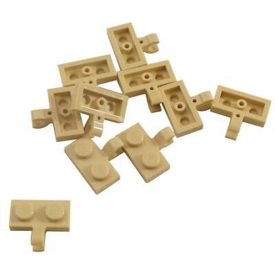 10 NEW LEGO Plate, Modified 1 x 2 with Clip on Side (Horizontal Grip ...