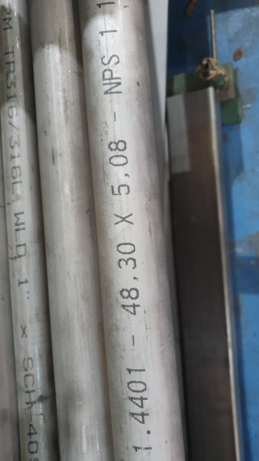 STAINLESS STEEL PIPE TUBE SCH10 & SCH5 316 3/4" to 6" 1000mm & 500mm ...
