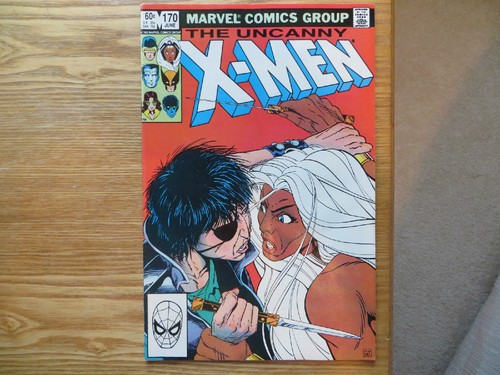 1983 UNCANNY X-MEN # 170 STORM JEAN GREY COLOSSUS SIGNED BY BOB WIACEK ...
