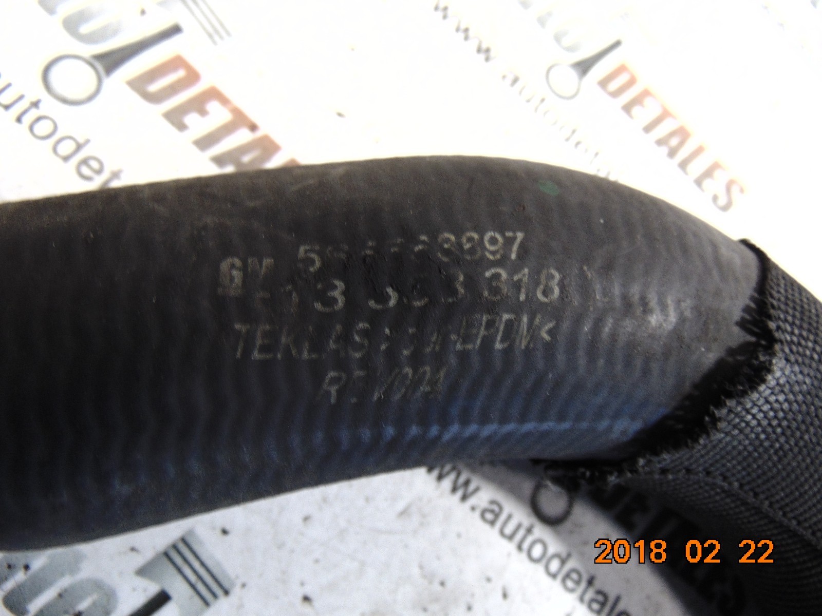 Opel Vauxhall Insignia Engine Coolant Hose 2.0 CDTI 13353318 used 2012 ...