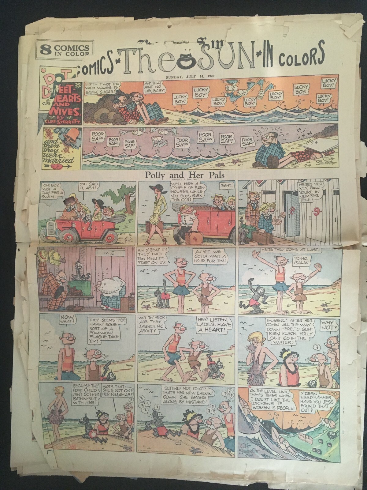 POLLY AND HER PALS 12 Full Page Comic Strips from the 1920s | eBay