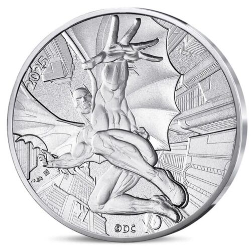 FRANCE 10 € euro 2025 BATMAN silver coin in coincard original packaging ...