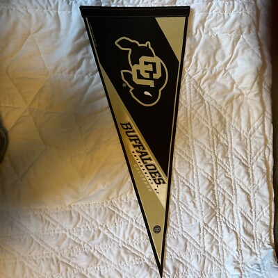 University of Colorado Buffaloes Felt Pennant Wincraft 12x30 | eBay