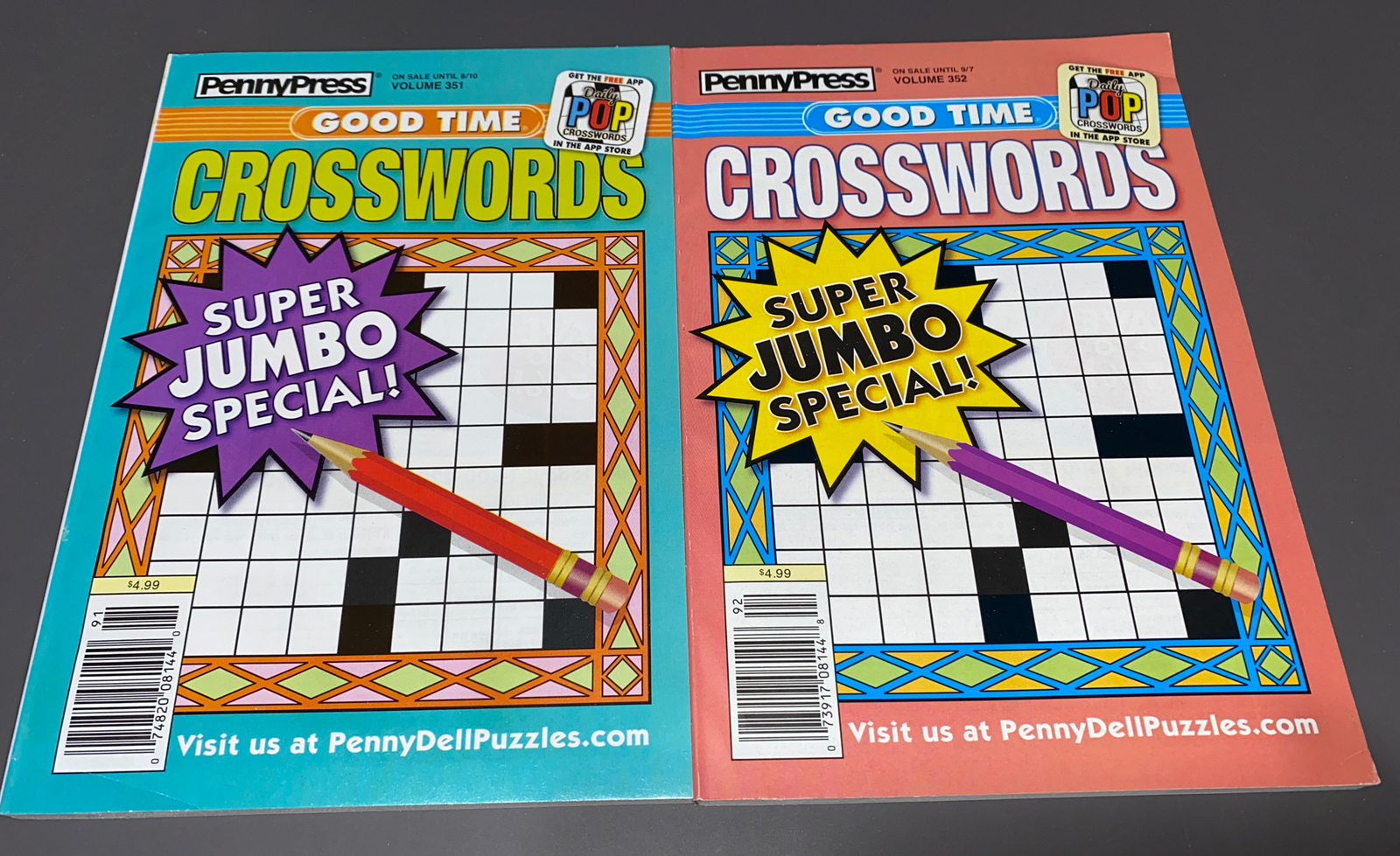 Dell Lot Of 2 Good Time Crosswords 2021 Issues New $10 Value | eBay