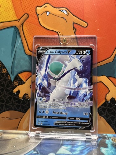 Ice Rider Calyrex V Holo Black Star Promo SWSH130, NM Pokemon Card | eBay