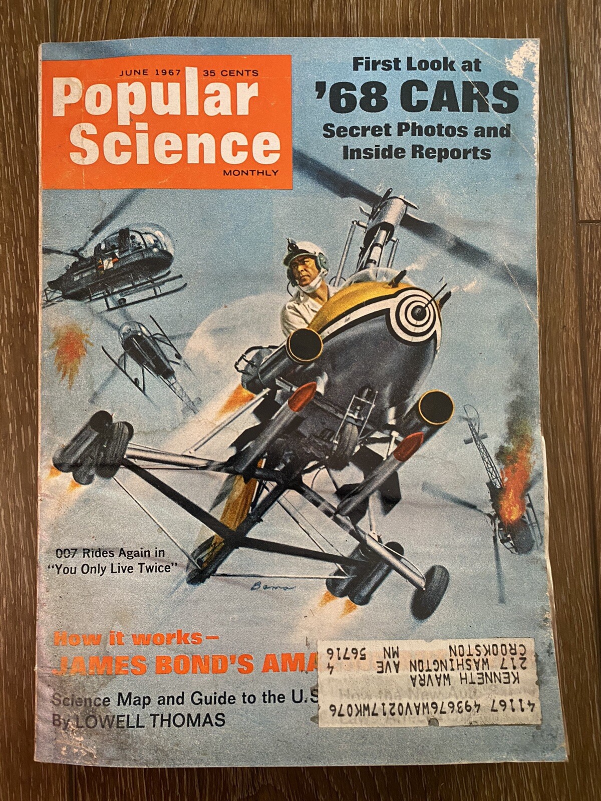 Vintage Popular Science Magazine