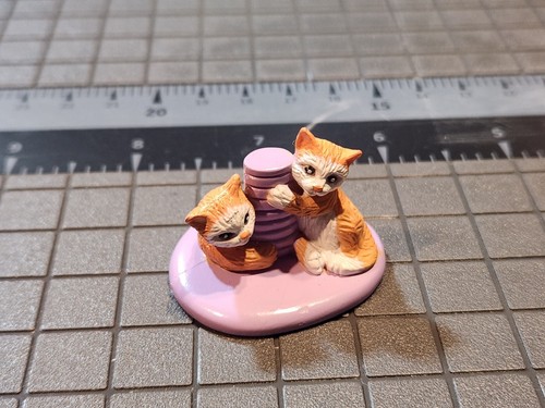 Barbie Kittens Figure 2001 Mattel Loving Family Orange White Cats Kitty ...