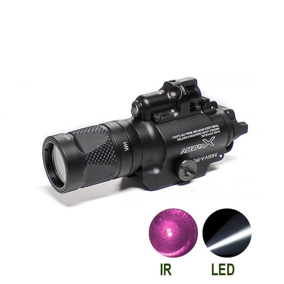 Tactical X400/X400U X400V/X400V IR Light X400 Series Flashlight SOTAC ...