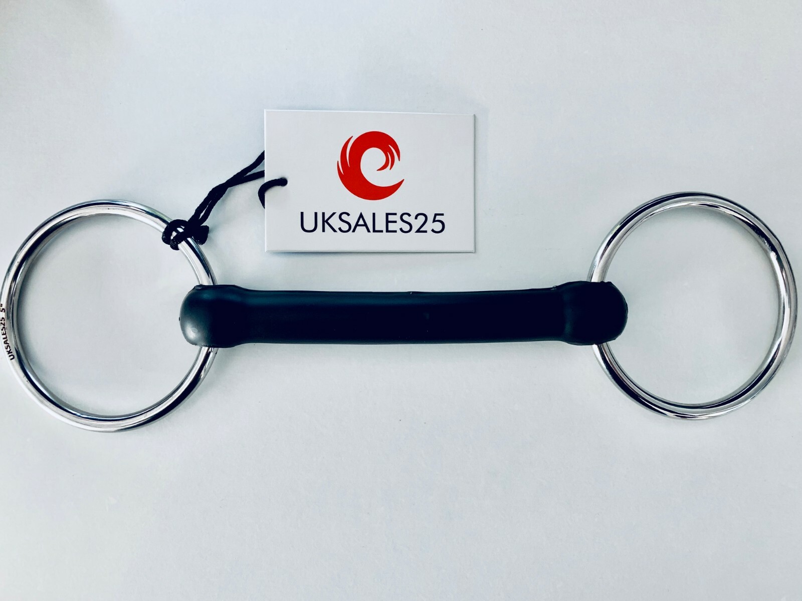 Loose Ring Rubber Mouth Snaffle Bit (UKSALES25®) *SAME DAY DISPATCH ...
