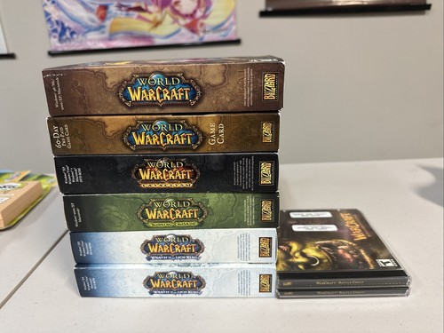 World Warcraft Bundle LOT of 5 Base Game Expansions PC Games Windows ...