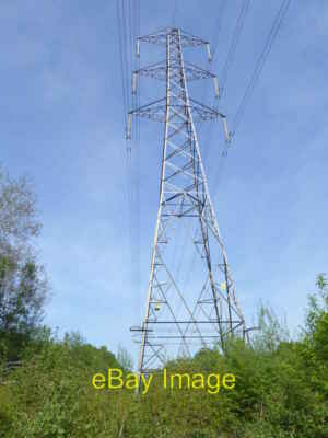 Photo 6x4 Pylon line travelling north east through woodland from ...