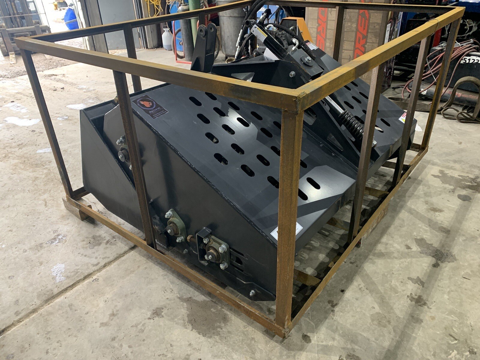 72 Inch Landscape Rake Rock Hound Harley Rake Bobcat Cat Case Jcb skid ...