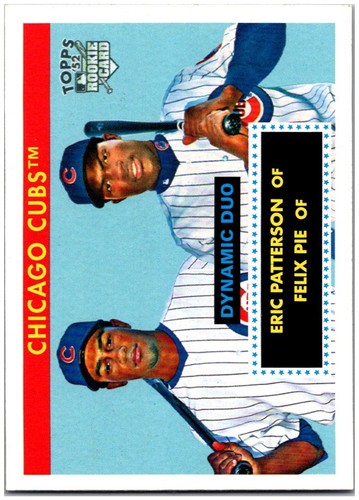 2007 Topps '52 #DD8 Eric Patterson & Felix Pie - Dynamic Duos RC FREE ...