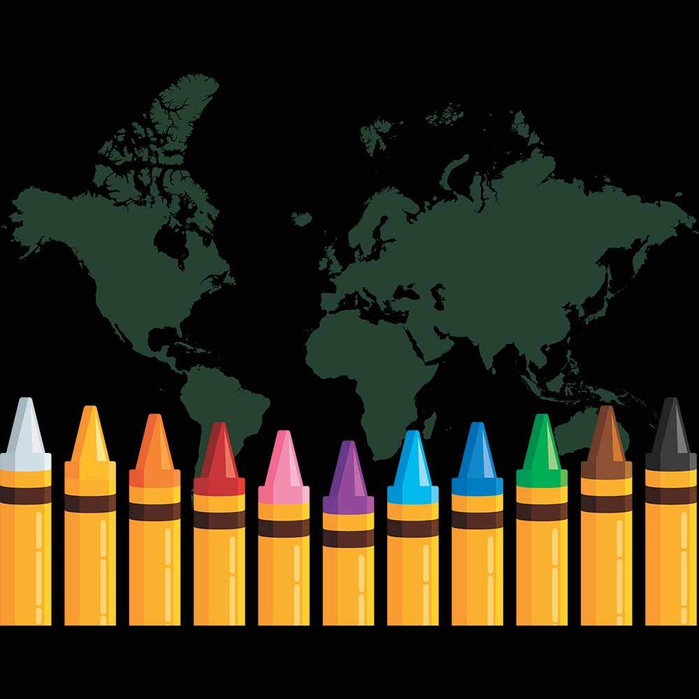 World Crayon Day Book School Teacher - Novelty Funny Jumper Pullover ...