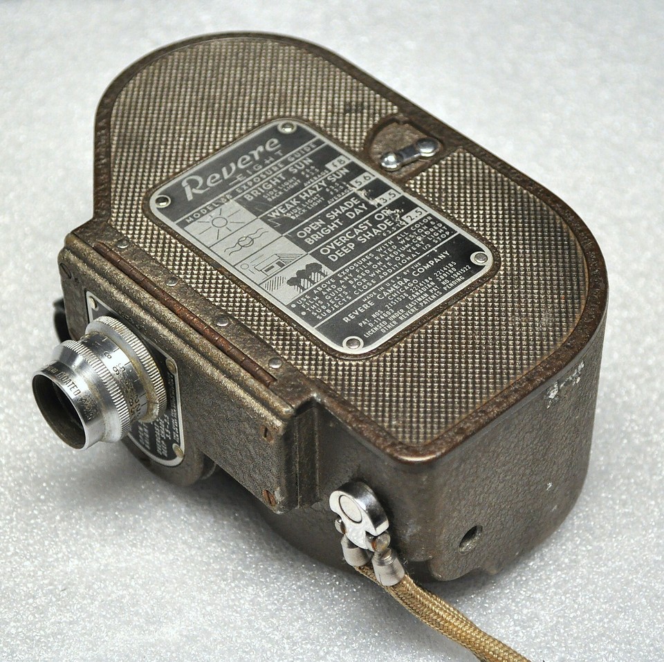 REVERE 8 MODEL 88 8MM MOVIE CAMERA VINTAGE GOOD | eBay