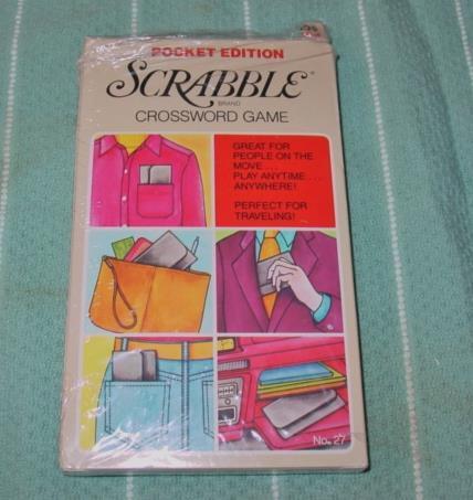 1978 Selchow & Righter : Pocket Edition of SCRABBLE crossword Game (NM ...
