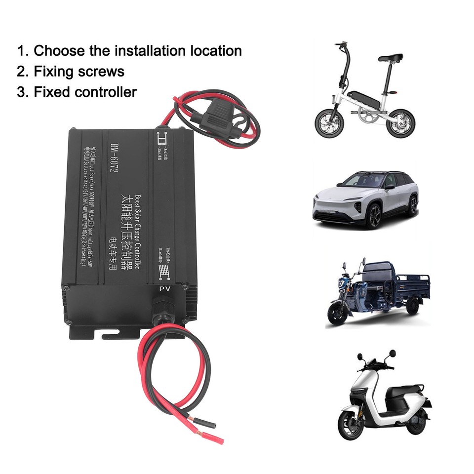 600W MPPT Boost Solar Controller 12-50V Input Step Up Controller New | eBay
