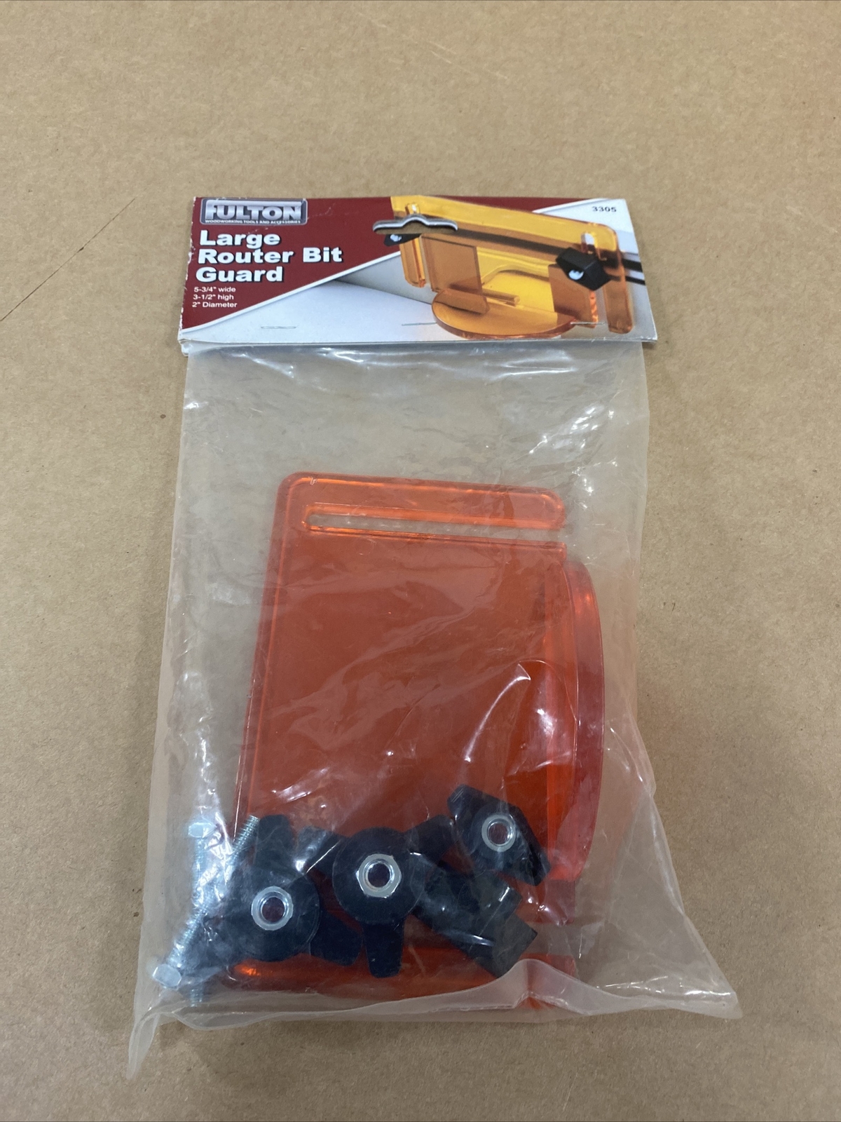 FULTON 3305 large Router Bit Guard Kit w/Mounting Hardware | eBay
