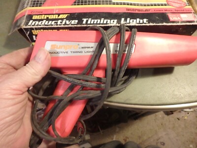 1V- vintage SUNPRO Action inductive timing light CP7504 w/ orig box ...