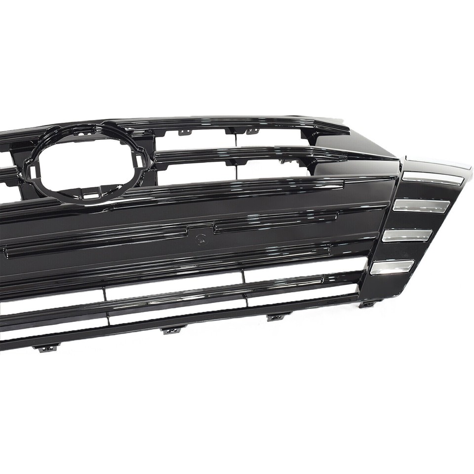 Front Bumper Grille Assembly Chrome + Black Plastic For 2023-2025 ...