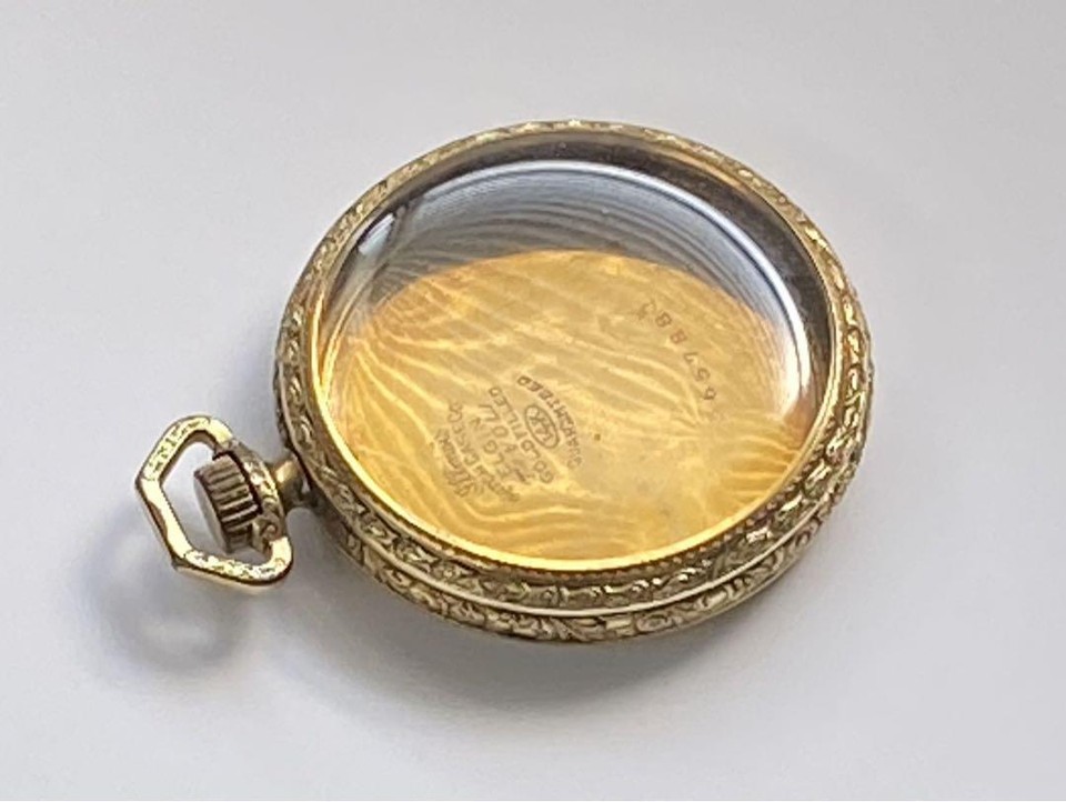 Illlinois Watch Case Co Elgin Tivoli 14k Gold Filled Pocket Watch Case ...