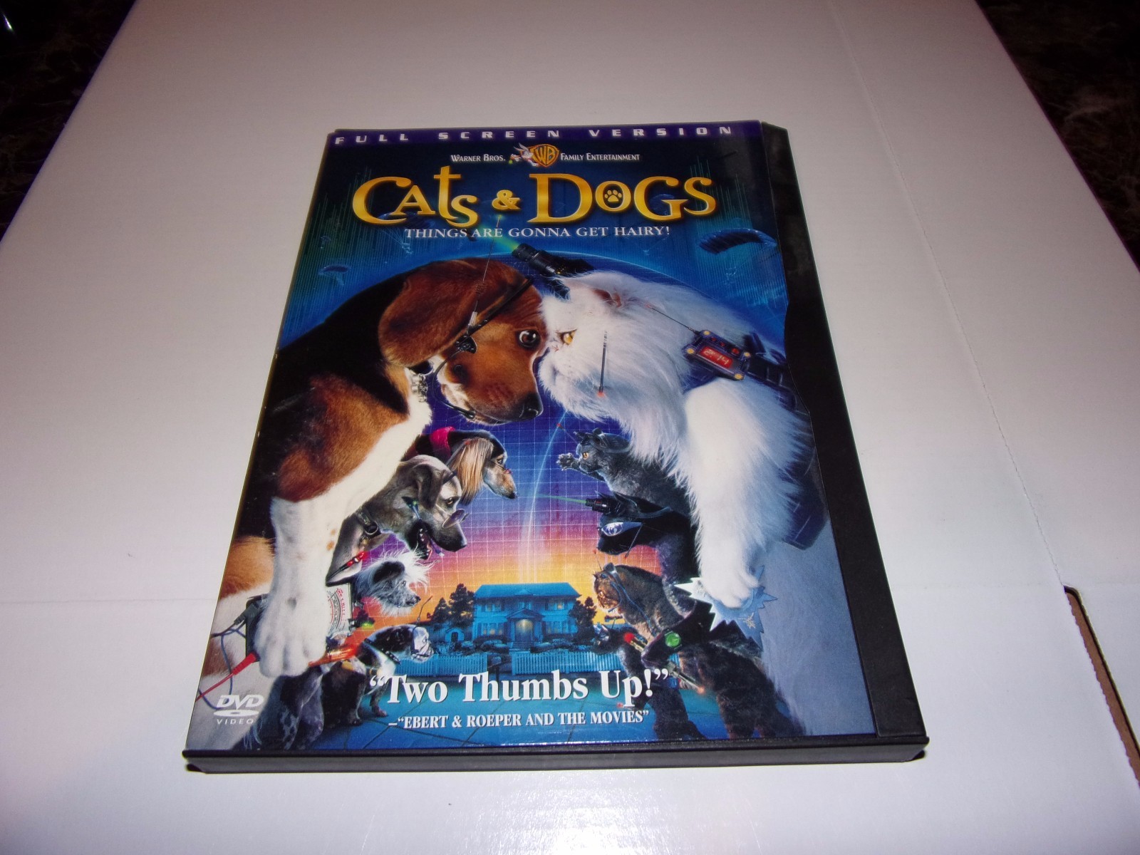Cats Dogs (DVD, 2001, Full Frame Version) Disney, Jeff Goldblum ...