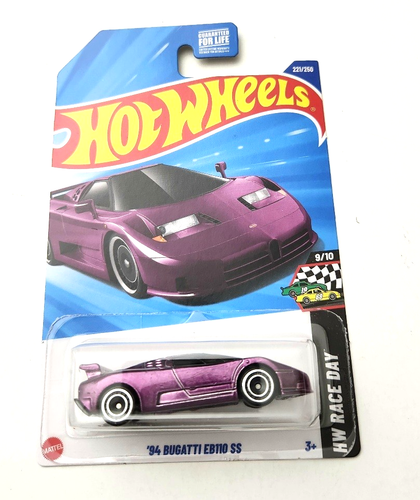 Hot Wheels ’94 Bugatti EB110 SS Purple #221 - HW Race Day Super ...