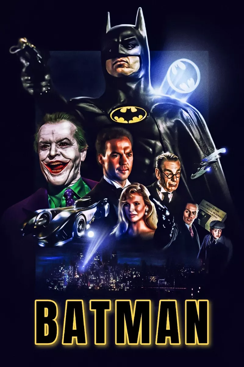 Batman 1989 Movie Poster Batman 1989 Movie Poster