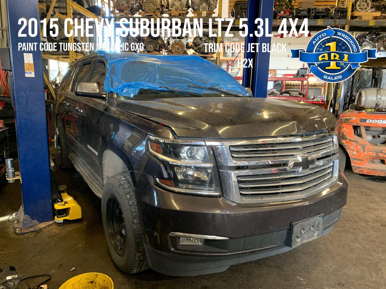 Chevy Suburban 1500 LTZ 5.3L 4X4 GU4 Rear Axle Diff Assembly 3.08 2015 ...