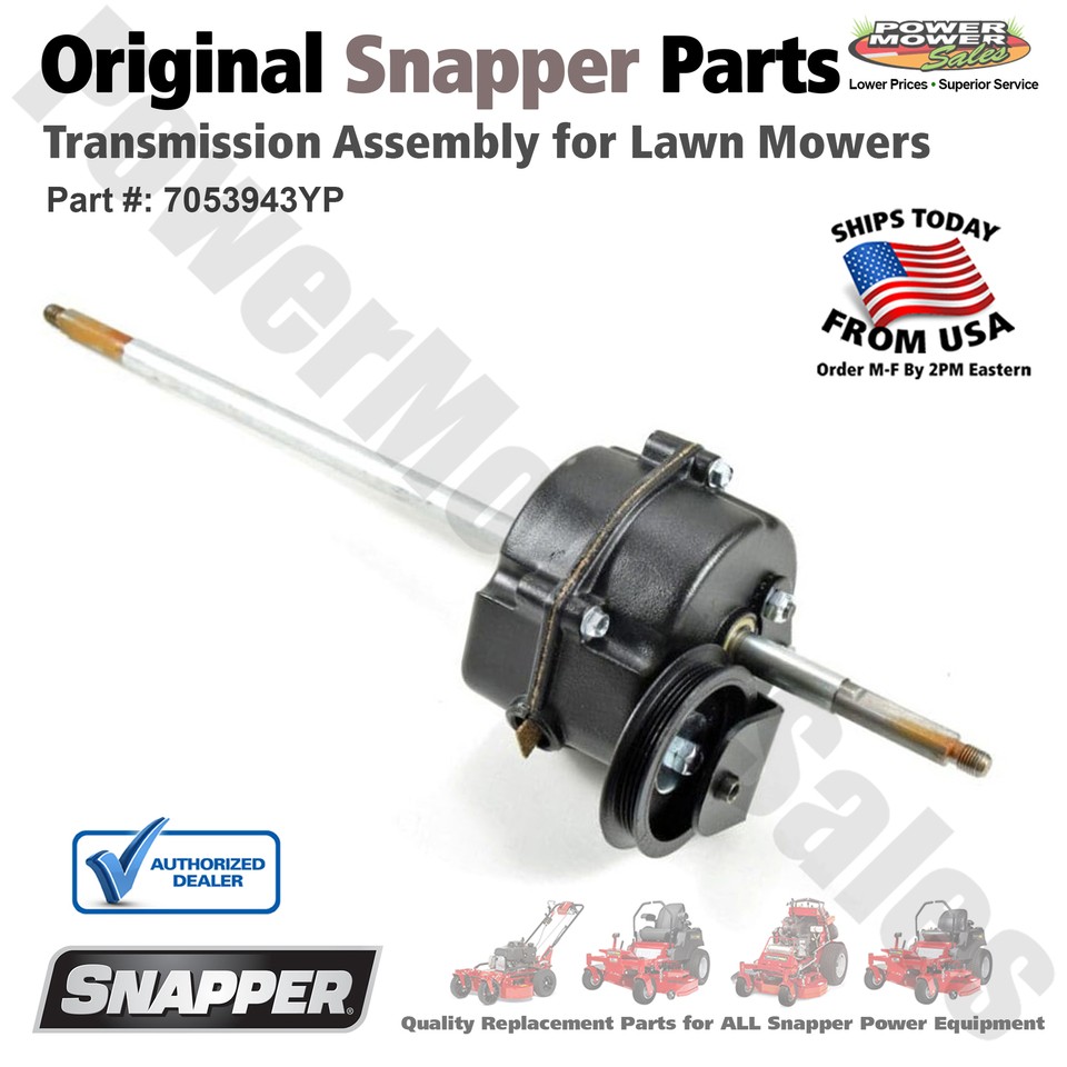 Genuine OEM Snapper Transmission Assembly for Lawn Mowers / CRP218520 ...