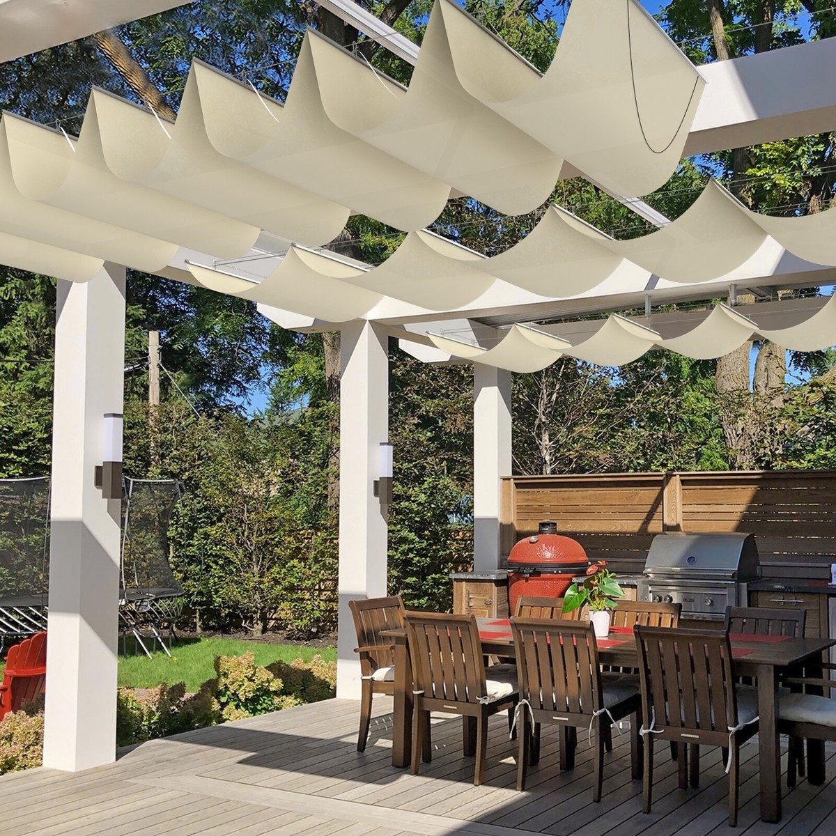 Retractable Canvas Patio Shades Retractile Roll Up Sun Shade Sails