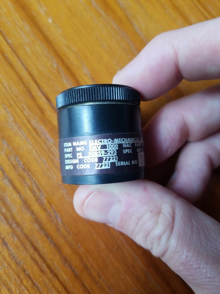 Electro-Mechanical Visual Indicator EMV 1000 254403-2-1 77221 serial ...