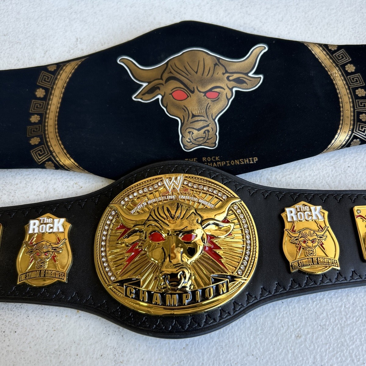 The Rock Brahma Bull Championship Belt
