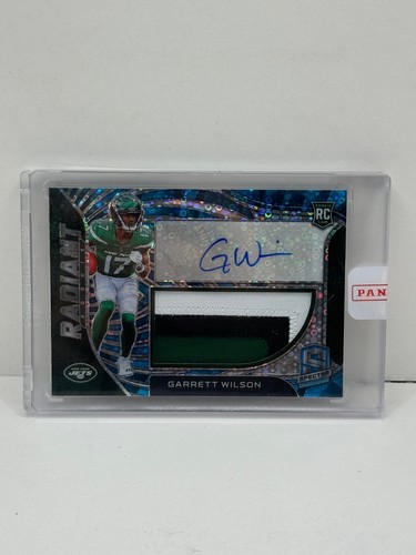 2022 Spectra Garrett Wilson Radiant Jersey Autograph #/50 #RAD-GWI Jets ...