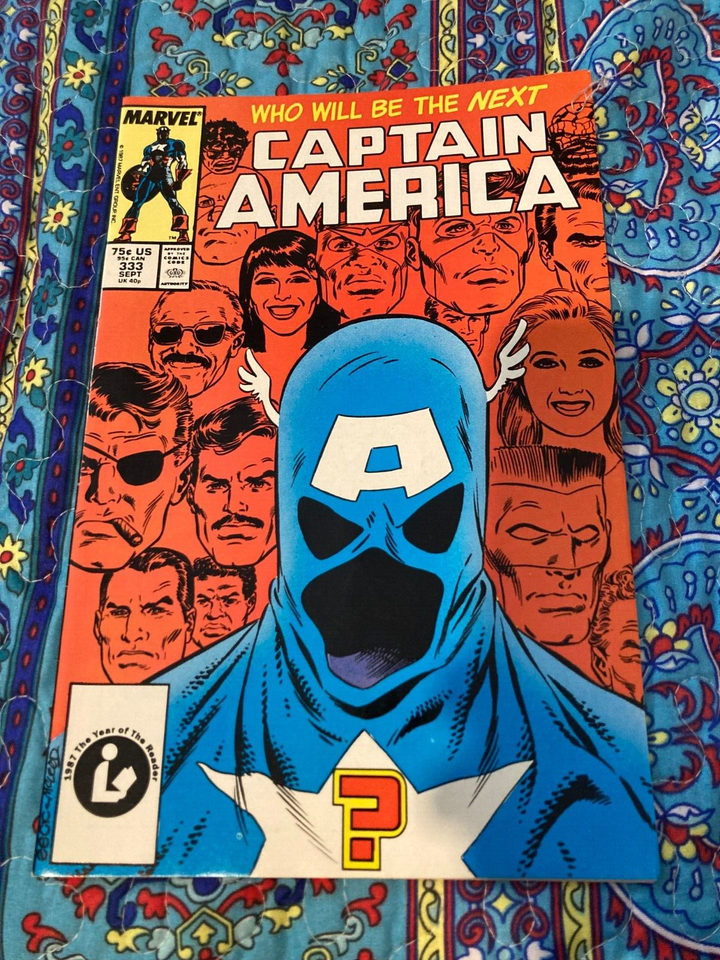 Captain America 332 & 333 Cap Quits Gruenwald Morgan Zeck 1987 | eBay