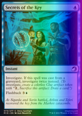 MTG Secrets of the Key (73/553) Innistrad Midnight Hunt LP FOIL | eBay