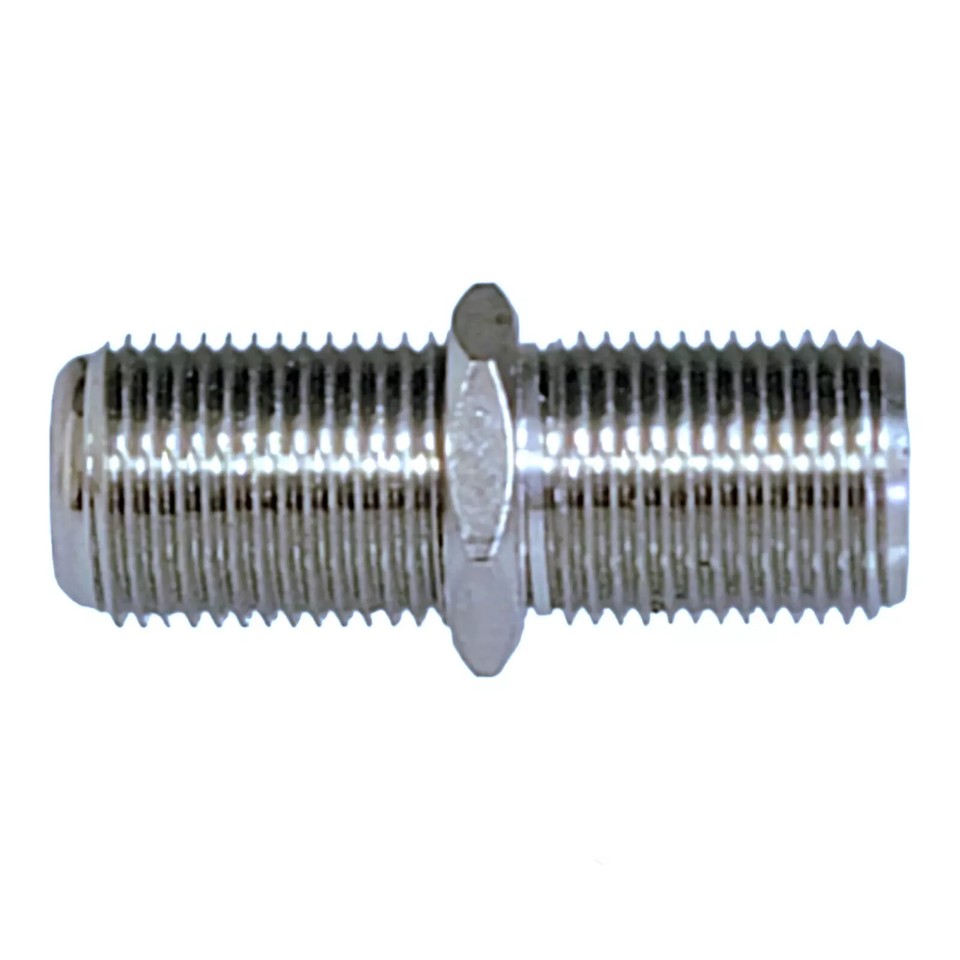 RG6 RG59 Female to Female Coaxial Coupler F-Type F81 Barrel Coax ...