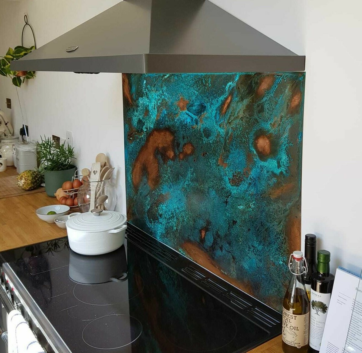 Copper Backsplash Sheeting