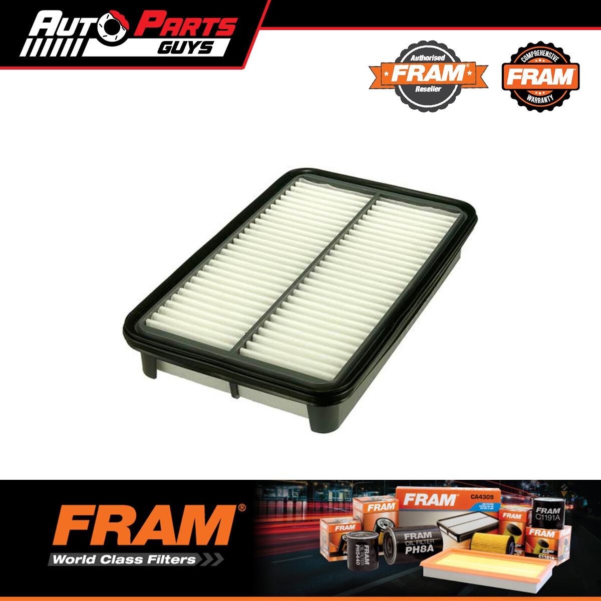 Fram Air Filter A1268 fits Holden Nova LG, Corolla 1.8L AE111 AE112 ...