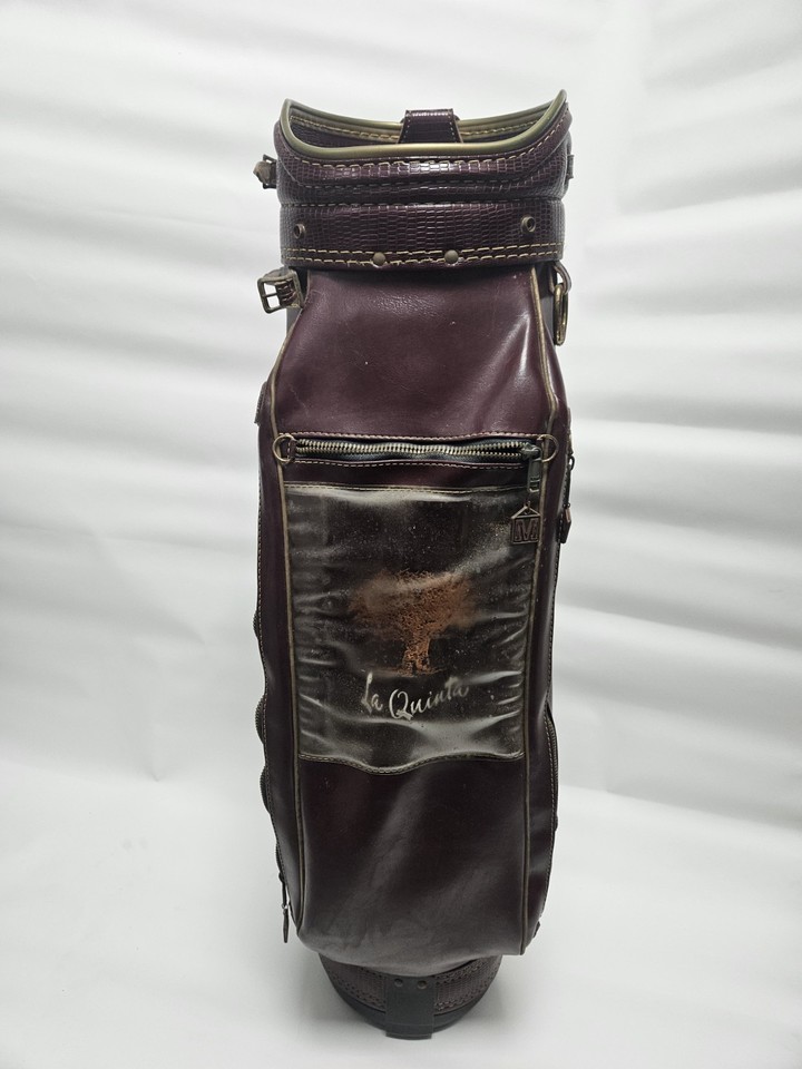 Vintage Ron Miller Associates Pro Model Maroon Golf Bag | eBay